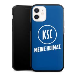 DeinDesign iPhone 12 mini Handy Slim Case extra d&uuml;nn Silikon Handyh&uuml;lle schwarz H&uuml;lle Karlsruher Sc Statement Ksc Silikon Slim Case