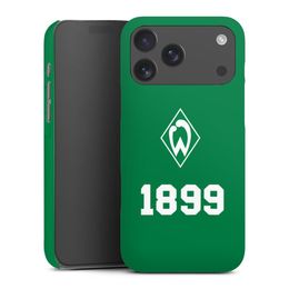 DeinDesign iPhone 17 Pro Max Handy Premium Case Smartphone Handyh&uuml;lle Schutzh&uuml;lle matt Sv Werder Bremen Official Licensed Product Statement Premium Case