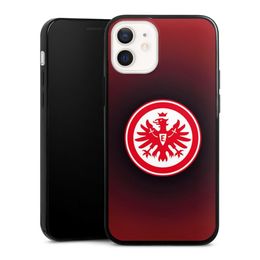 DeinDesign iPhone 12 mini Handy Slim Case extra d&uuml;nn Silikon Handyh&uuml;lle schwarz H&uuml;lle Coat Of Arms Eintracht Frankfurt Official Licensed Product Silikon Slim 