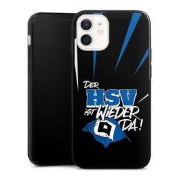 DeinDesign iPhone 12 mini Handy Slim Case extra d&uuml;nn Silikon Handyh&uuml;lle schwarz H&uuml;lle Ascent Hamburger Sv Hsv Silikon Slim Case