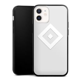 DeinDesign iPhone 12 mini Handy Slim Case extra d&uuml;nn Silikon Handyh&uuml;lle schwarz H&uuml;lle Hsv Hamburger Sv Coat Of Arms Silikon Slim Case
