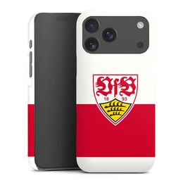 DeinDesign iPhone 17 Pro Max Handy Premium Case Smartphone Handyh&uuml;lle Schutzh&uuml;lle matt Vfb Stuttgart Logo Official Licensed Product Premium Case