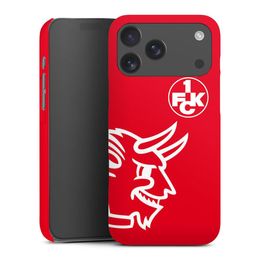 DeinDesign iPhone 17 Pro Max Handy Premium Case Smartphone Handyh&uuml;lle Schutzh&uuml;lle matt Star Devil 1. Fc Kaiserslautern Premium Case