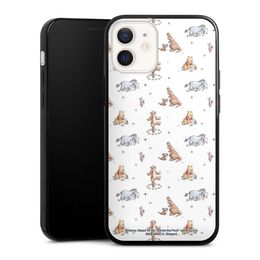 DeinDesign iPhone 12 mini Handy Slim Case extra d&uuml;nn Silikon Handyh&uuml;lle schwarz H&uuml;lle Disney Winnie The Pooh Official Licensed Product Silikon Slim Case