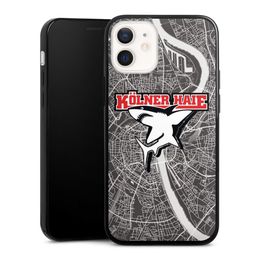 DeinDesign iPhone 12 mini Handy Slim Case extra d&uuml;nn Silikon Handyh&uuml;lle schwarz H&uuml;lle K&ouml;lner Haie Ice Hockey Official Licensed Product Silikon Slim Case