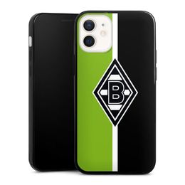 DeinDesign iPhone 12 mini Handy Slim Case extra d&uuml;nn Silikon Handyh&uuml;lle schwarz H&uuml;lle Bundesliga Borussia M&ouml;nchengladbach Gladbach Silikon Slim Case