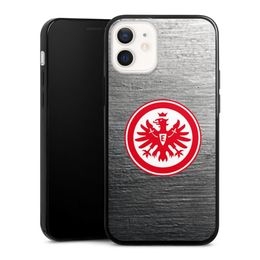 DeinDesign iPhone 12 mini Handy Slim Case extra d&uuml;nn Silikon Handyh&uuml;lle schwarz H&uuml;lle Eintracht Frankfurt Sge Logo Silikon Slim Case