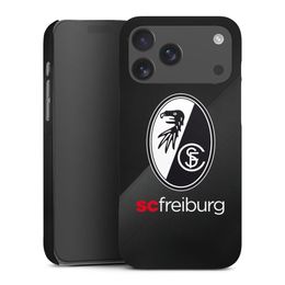 DeinDesign iPhone 17 Pro Max Handy Premium Case Smartphone Handyh&uuml;lle Schutzh&uuml;lle matt Sc Freiburg Lettering Logo Premium Case