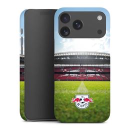 DeinDesign iPhone 17 Pro Max Handy Premium Case Smartphone Handyh&uuml;lle Schutzh&uuml;lle matt Stadium Rb Leipzig Official Licensed Product Premium Case