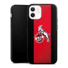 DeinDesign iPhone 12 mini Handy Slim Case extra d&uuml;nn Silikon Handyh&uuml;lle schwarz H&uuml;lle Official Licensed Product Billy Goat Hennes 1. Fc K&ouml;ln Silikon Slim Case