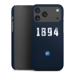 DeinDesign iPhone 17 Pro Max Handy Premium Case Smartphone Handyh&uuml;lle Schutzh&uuml;lle matt Karlsruher Sc Ksc Bundesliga Premium Case