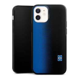 DeinDesign iPhone 12 mini Handy Slim Case extra d&uuml;nn Silikon Handyh&uuml;lle schwarz H&uuml;lle Logo Hsv Transparent Silikon Slim Case
