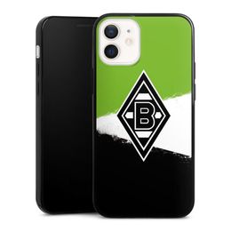 DeinDesign iPhone 12 mini Handy Slim Case extra d&uuml;nn Silikon Handyh&uuml;lle schwarz H&uuml;lle Official Licensed Product Bmg Borussia M&ouml;nchengladbach Silikon Slim Case