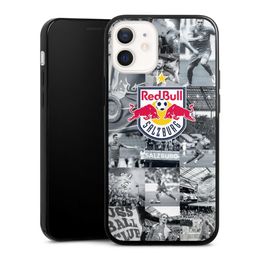 DeinDesign iPhone 12 mini Handy Slim Case extra d&uuml;nn Silikon Handyh&uuml;lle schwarz H&uuml;lle Salzburg Red Bull Fc Red Bull Salzburg Silikon Slim Case