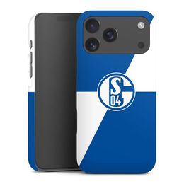 DeinDesign iPhone 17 Pro Max Handy Premium Case Smartphone Handyh&uuml;lle Schutzh&uuml;lle matt Official Licensed Product Fc Schalke 04 Bundesliga Premium Case