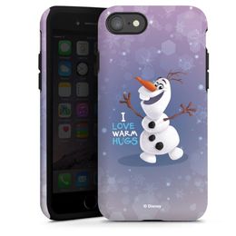DeinDesign iPhone SE (2022) Handy Panzer Handyh&uuml;lle robuste Outdoor H&uuml;lle Schutzh&uuml;lle matt Official Licensed Product Frozen Olaf Frozen Tough Case