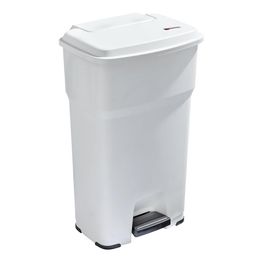 rothopro Treteimer HERA, Volumen 85 l, BxHxT 490 x 790 x 390 mm, wei&szlig;