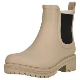 Stiefel WEATHER REPORT "Raimar", Damen, Gr. 40, grau (taupe), Gummi, Schuhe Stiefel, mit profilierter Laufsohle