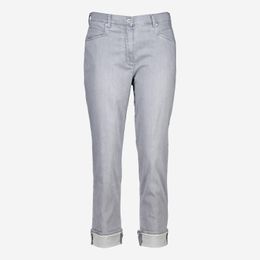Brax Graue Caren Turn Up Relaxed Fit Jeans