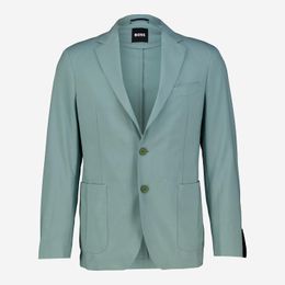 BOSS Gr&uuml;ner Blazer aus Wollmischung