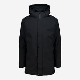 Bomboogie Schwarzer Long Fit Parka