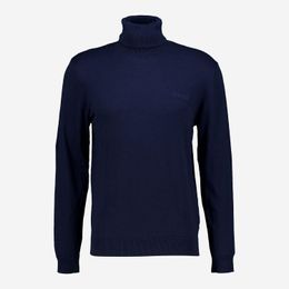 Guess Dunkelblauer Pullover mit gesticktem Logo