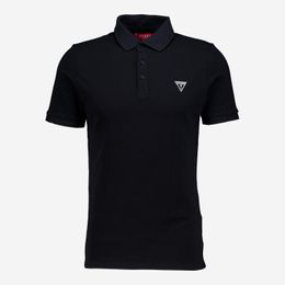Guess Schwarzes Poloshirt mit Logo