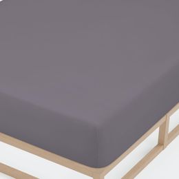 s.Oliver Graues Jersey Spannbetttuch 180x200cm