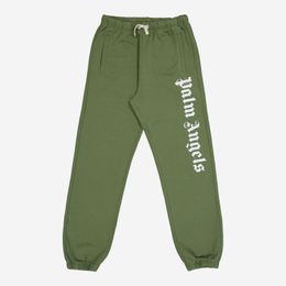 Palm Angels Khakigrüne Jogginghose