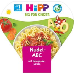 HiPP Kinderteller Buchstabennudeln mit Bolognese-Sauce ab 1 Jahr