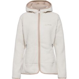 Vaude Kitira Fleecejacke Damen - wei&szlig; - Gr. 44 - Polyester