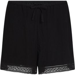 O`Neill O'neill Essentials Embroidery Shorts Damen - schwarz - Gr. L - Viskose