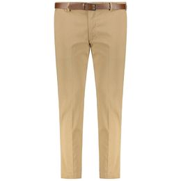 Jack & Jones Gro&szlig;e Gr&ouml;&szlig;en Jack&Jones Stretch-Chinos mit G&uuml;rtel Farbe beige Gr&ouml;&szlig;e: 40/34