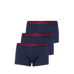 Hugo Boxershorts Herren Gr&ouml;&szlig;e M nachtblau / rot / schwarz