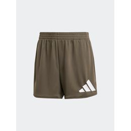 adidas Performance Sportshorts 'Essentials' Damen Gr&ouml;&szlig;e XXXS/XXS gr&uuml;n / wei&szlig;
