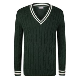 Felix Hardy Pullover Herren Gr&ouml;&szlig;e S gr&uuml;n / wei&szlig;
