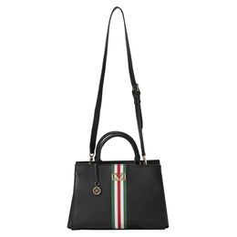 19V69 Italia Handtasche 'Dida' Damen Gr&ouml;&szlig;e One Size grasgr&uuml;n / rot / schwarz / wei&szlig;