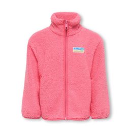 KIDS Only Teddy-Jacke "Eva" in Pink - 50% | Größe 104 | Kinderjacken