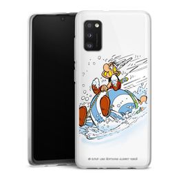 DeinDesign Galaxy A41 Handy Silikon H&uuml;lle Case transparent Handyh&uuml;lle Obelix Kindheit Asterix Silikon Case