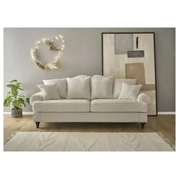 3,5-Sitzer Home Affaire "WESTMINSTER", beige (elfenbein), B:230cm H:95cm T:100cm, Sofas, mit Federkern-Polsterung, Topseller