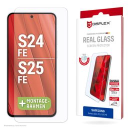 Displex Displayschutzglas "Real Glass Screen Protector", transparent, B:9cm H:1,2cm T:20mm, Displayfolien, Displayschutzfolie, Schutzfolie, Bildschirmschutz, kratz- & stoßfest