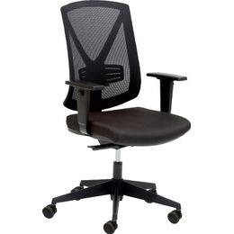 mayer Sitzmöbel Drehstuhl MAYER SITZMÖBEL "2335", schwarz (schwarz, schwarz), B:68cm H:103cm T:65cm, Stühle, Bürodrehstuhl