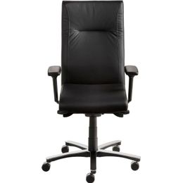 mayer Sitzmöbel Bürostuhl MAYER SITZMÖBEL, schwarz (schwarz, alu), B:71cm H:119cm T:62cm, Stühle, "MyNewVision XXL"