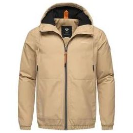 Outdoorjacke Ragwear "Windeyer", Herren, Gr. M (50), beige (sand), Obermaterial: 65% Polyester, 35% Baumwolle. Innenfutter: 100% Polyester. Wattierung: 100% Polyester, gerade h&uuml;ftbedeckend, hoch geschlossener Ausschnitt, &Auml;rmel ohne &Auml;rmelschlitz elastischer Bund mit Gummizug, Jacken Outdoorjacke, Stylische Herren &Uuml;bergangsjacke mit Kapuze