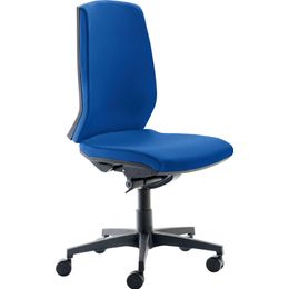 mayer Sitzmöbel Drehstuhl MAYER SITZMÖBEL "2470", blau (mittelblau, schwarz), B:67cm H:106cm T:62cm, Stühle, Kinderdrehstuhl Bürodrehstuhl, Rückenhöhe 7-fach verstellbar