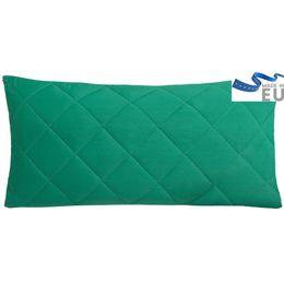 Microfaserkissen my home "Microlux Kopfkissen 40x80 cm, 80x80 cm", gr&uuml;n, B:40cm L:80cm, Bezug: 100% Polyester. F&uuml;llung: 100% Polyester, Kopfkissen, Kissen, in den Farben: wei&szlig;, blau, rosa & gr&uuml;n