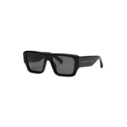 Sonnenbrille Philipp Plein "Starlight", Herren, 95, schwarzmatt, Sonnenbrillen