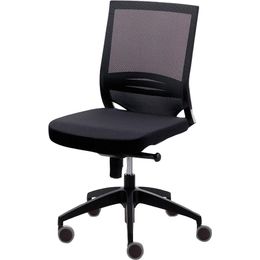 mayer Sitzmöbel Drehstuhl MAYER SITZMÖBEL "2475", schwarz (schwarz, schwarz), B:65cm H:94cm T:60cm, Stühle, Bürodrehstuhl