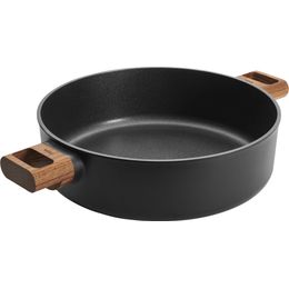 Kasserolle WOLL MADE IN GERMANY "Eco Logic QXR", schwarz, natur, Ø:28cm, Töpfe