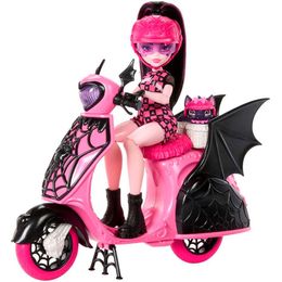 Anziehpuppe MONSTERHIGH™ "Draculaura, Count Fabulous", bunt, Puppen, Jungen, mit Vampastic Scooter